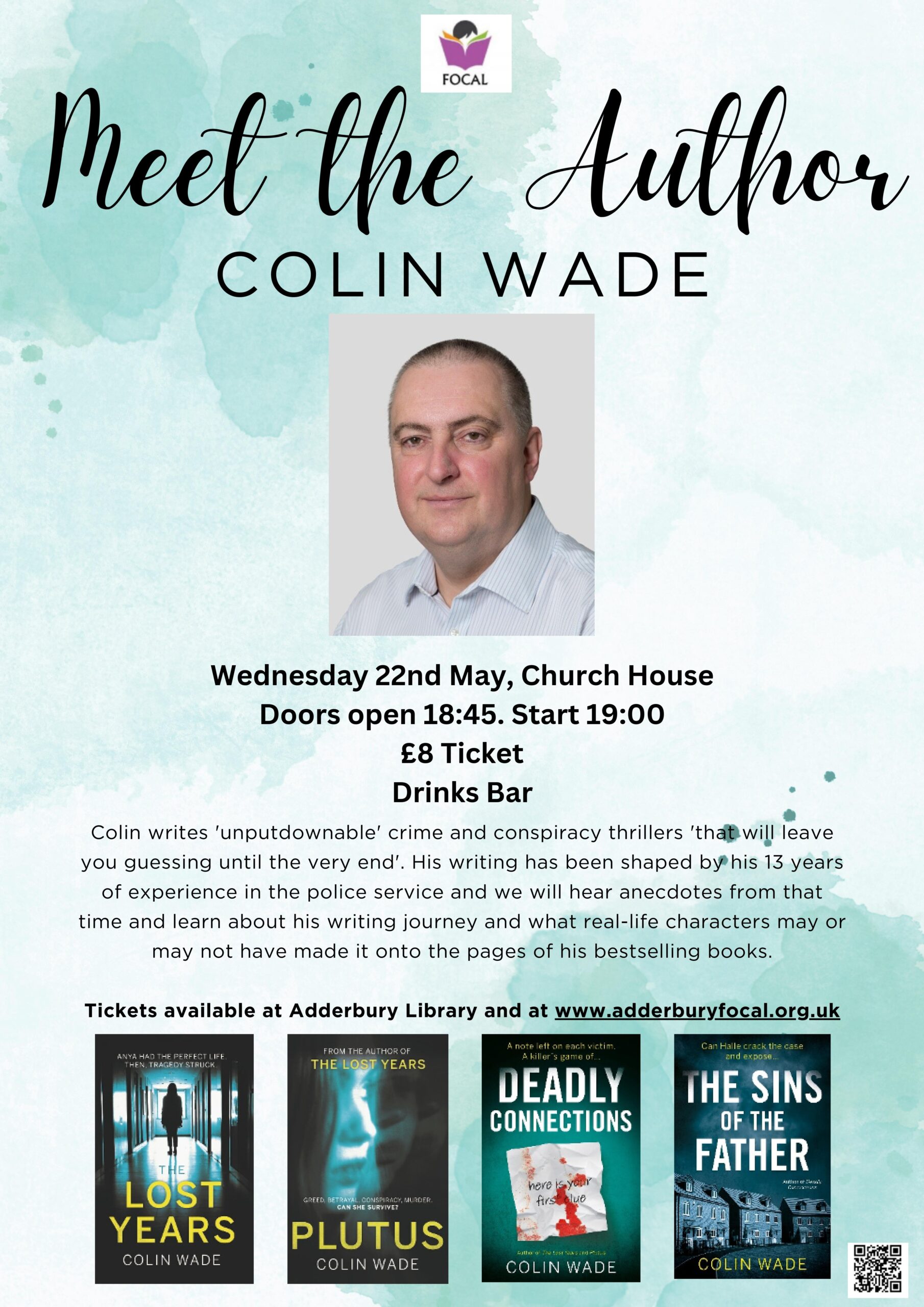 Colin Wade’s Meet the Author – FOCAL